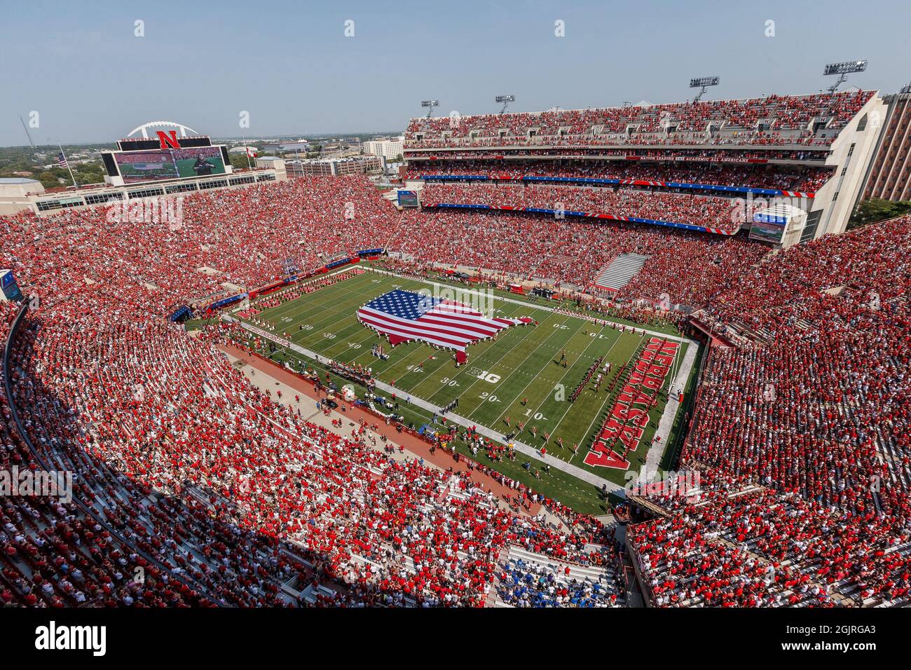 Nebraska Football Flag