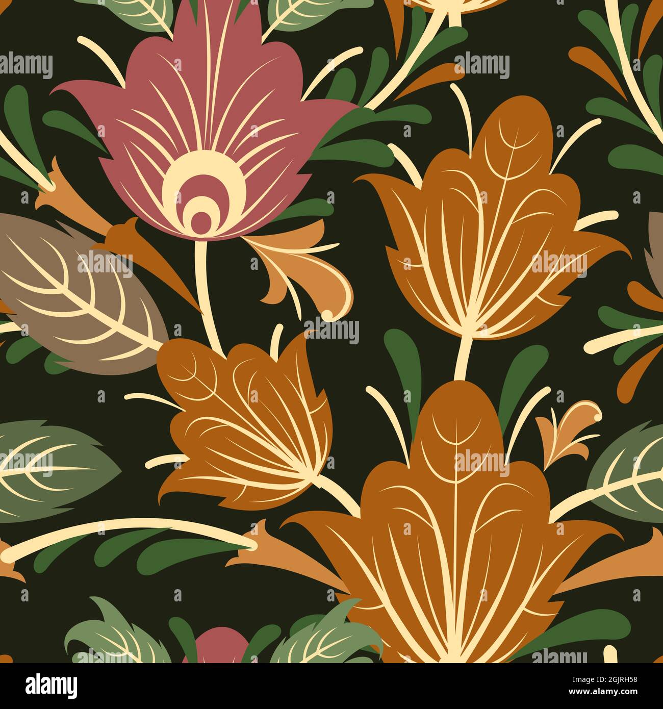 Summer vegetable seamless pattern. Pretty. Beautiful ornament with ...