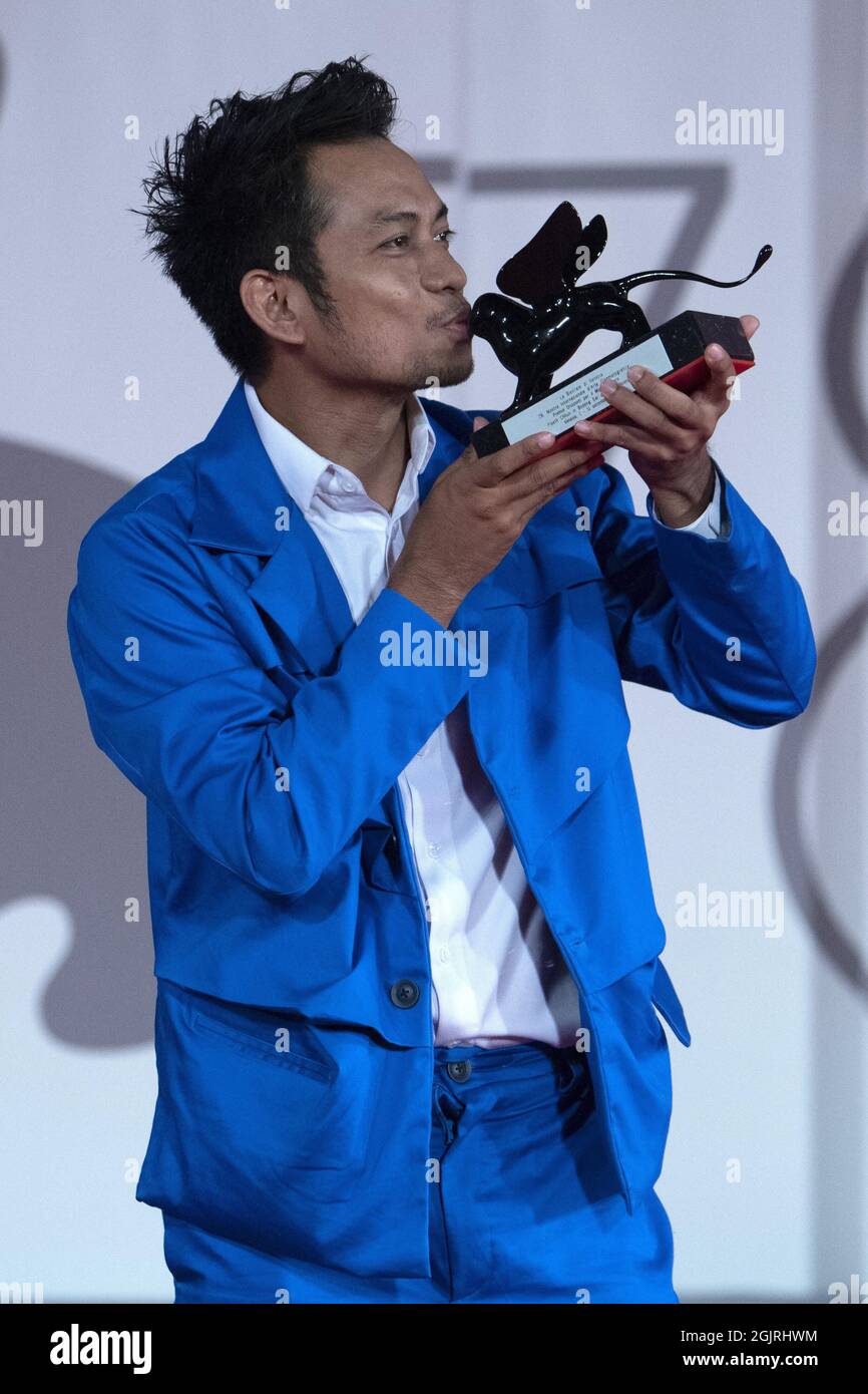 Director Neang Kavich receives the Best Actor Orizzonti Award on behalf ...