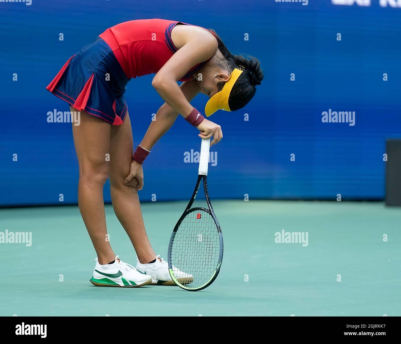 Emma raducanu on arthur ashe stadium hi-res stock photography and ...