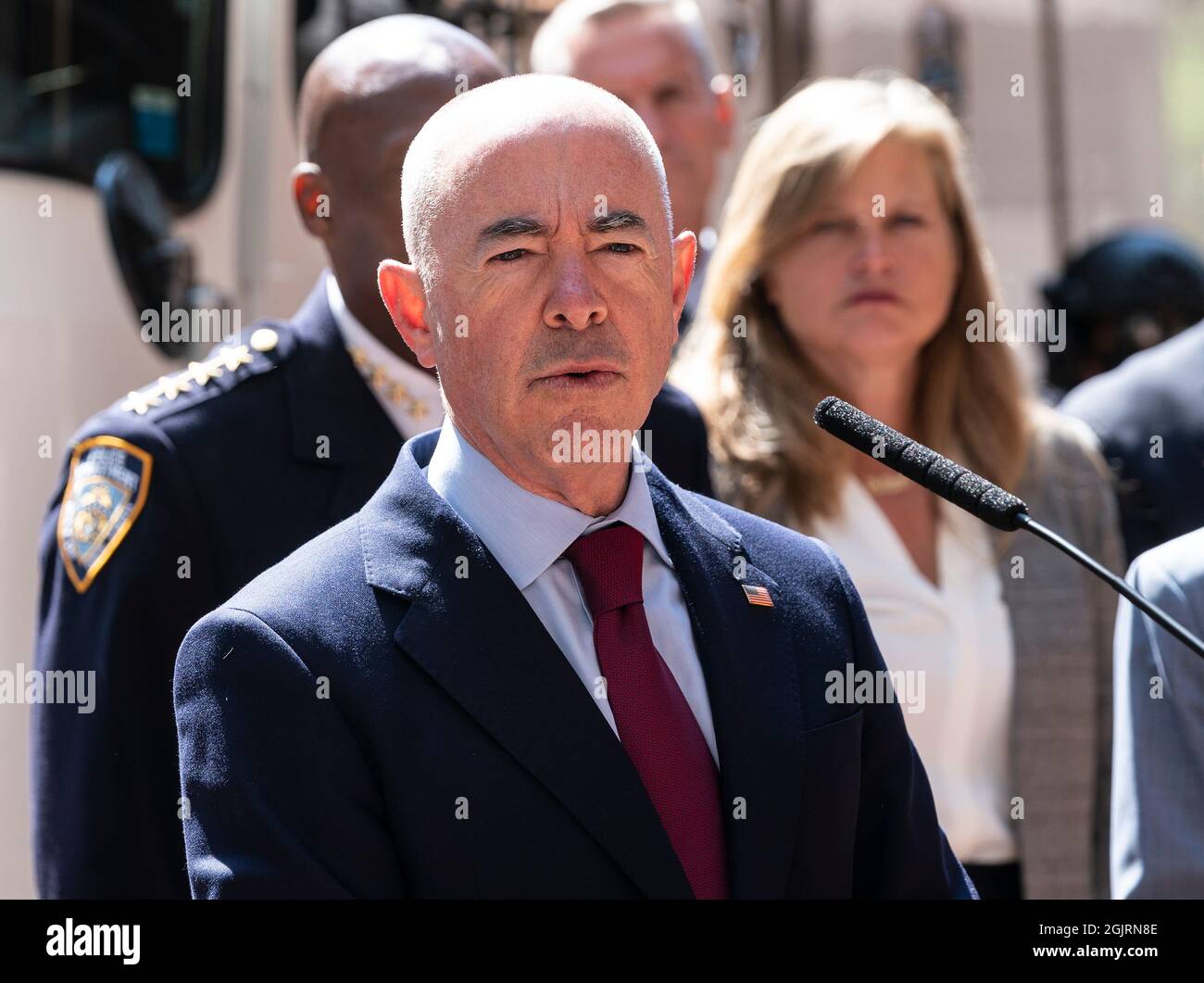 New York, United States. 11th Sep, 2021. Homeland Security Secretary ...