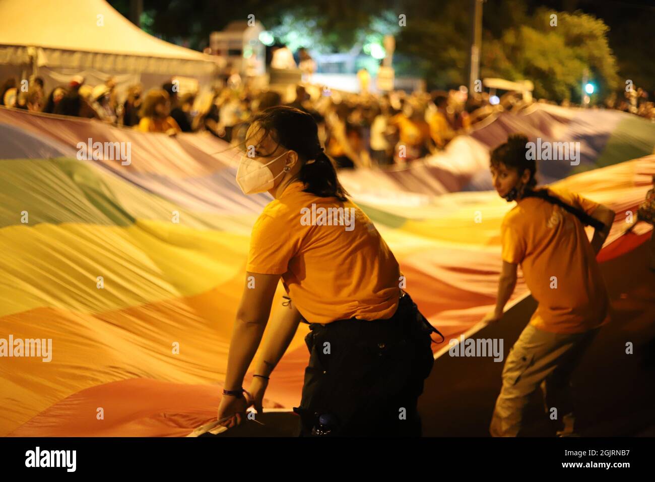 Athens, Greece. 11th Sep, 2021. LGBTQI activists take part in the 2021 ...