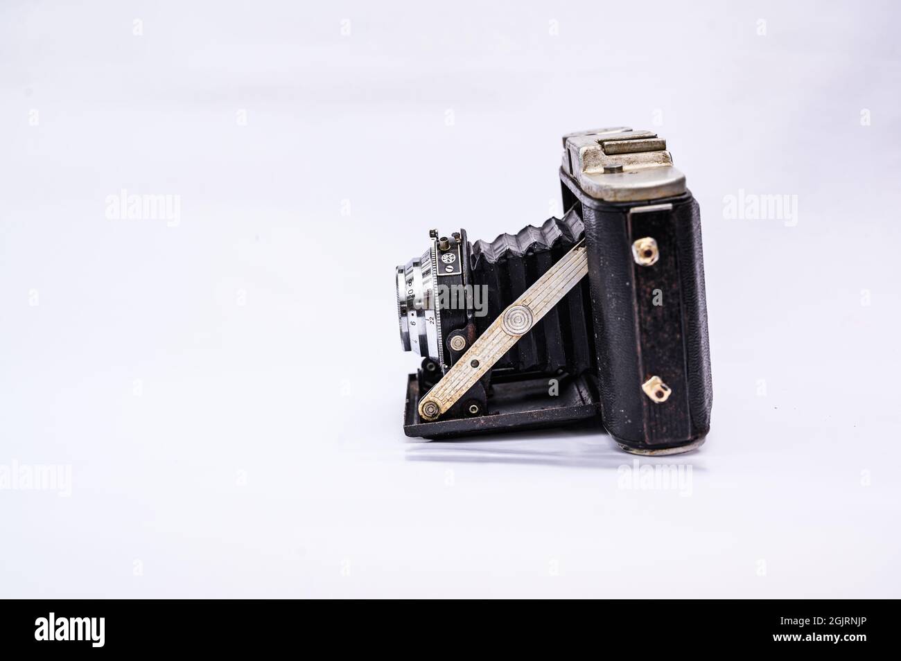 Tehatta, India. 08th Sep, 2021. Adox Golf 63 is a folding film camera ...