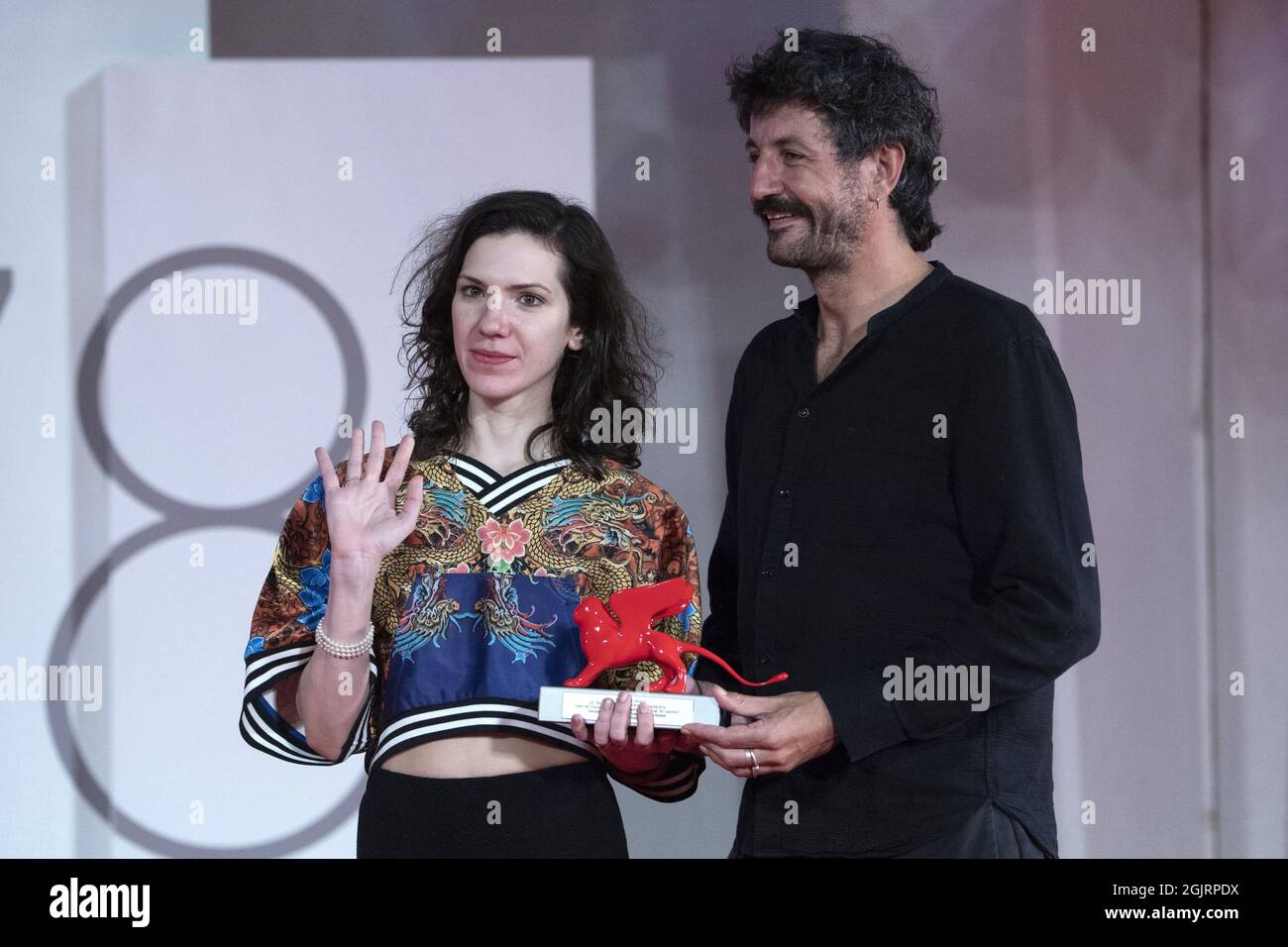 Director George Chiper Lillemark and Monica Stan receive the Lion of ...
