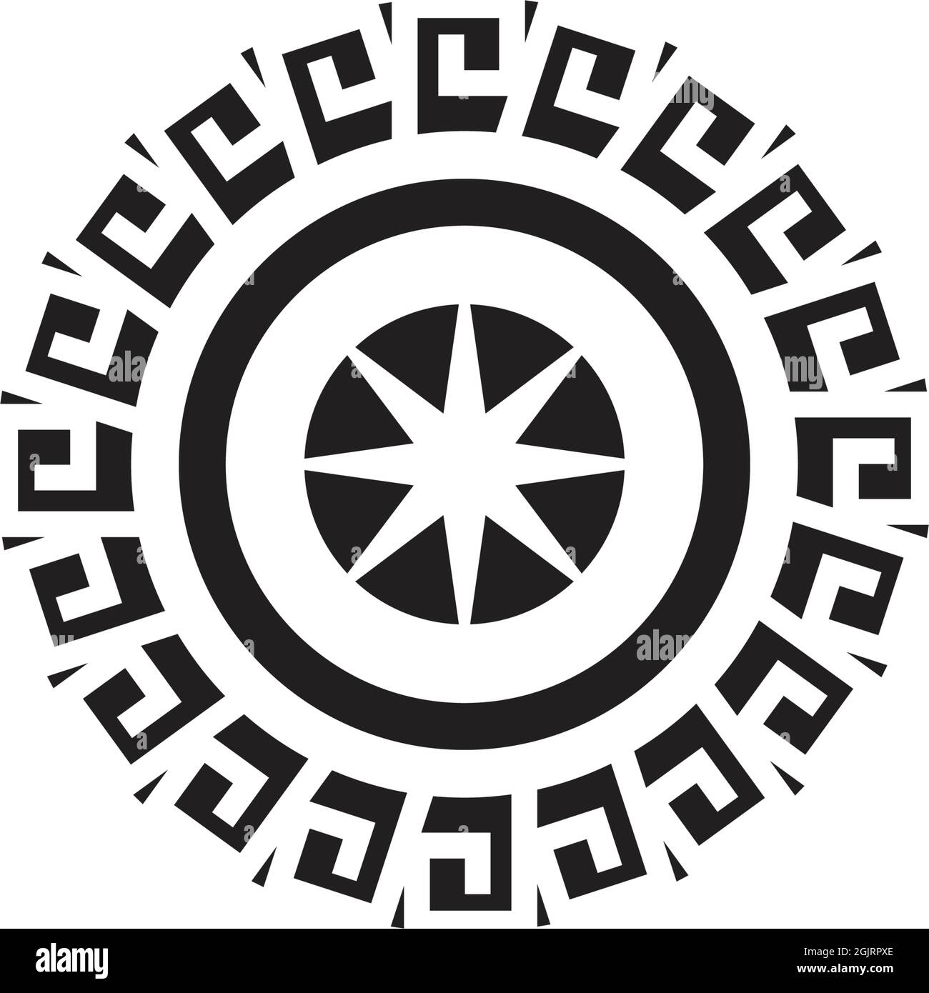 Medallion icon logo design vector illustration template Stock Vector ...