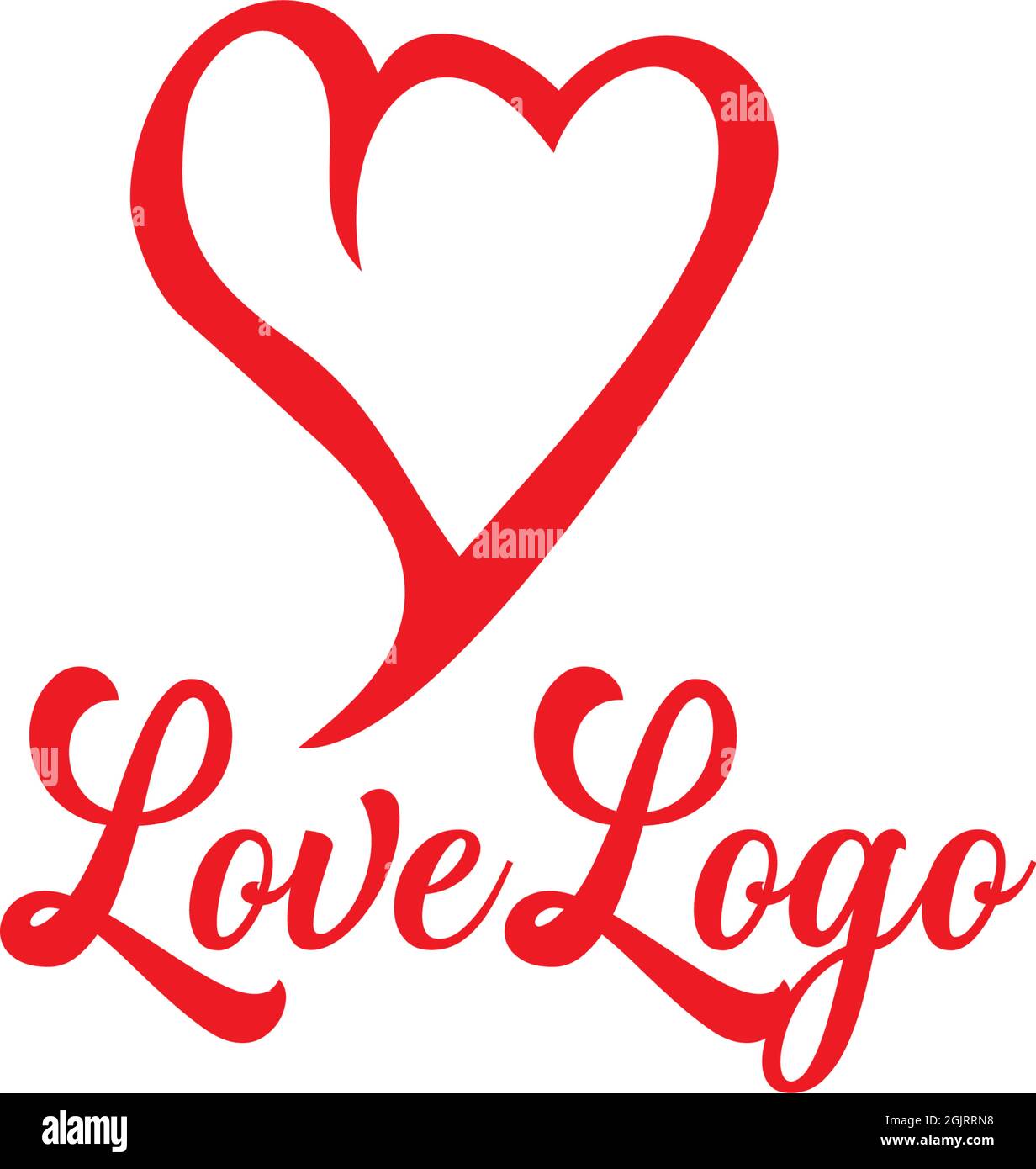 Love icon symbol logo design inspiration vector illustration template ...