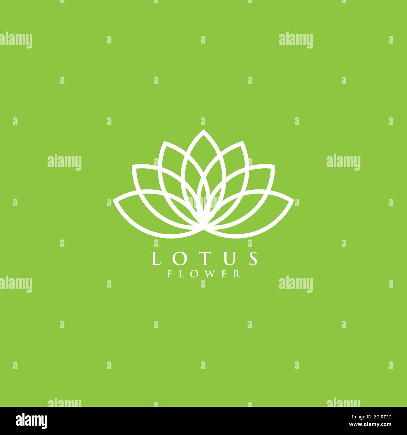 Lotus flower logo design inspiration vector illustration template Stock ...