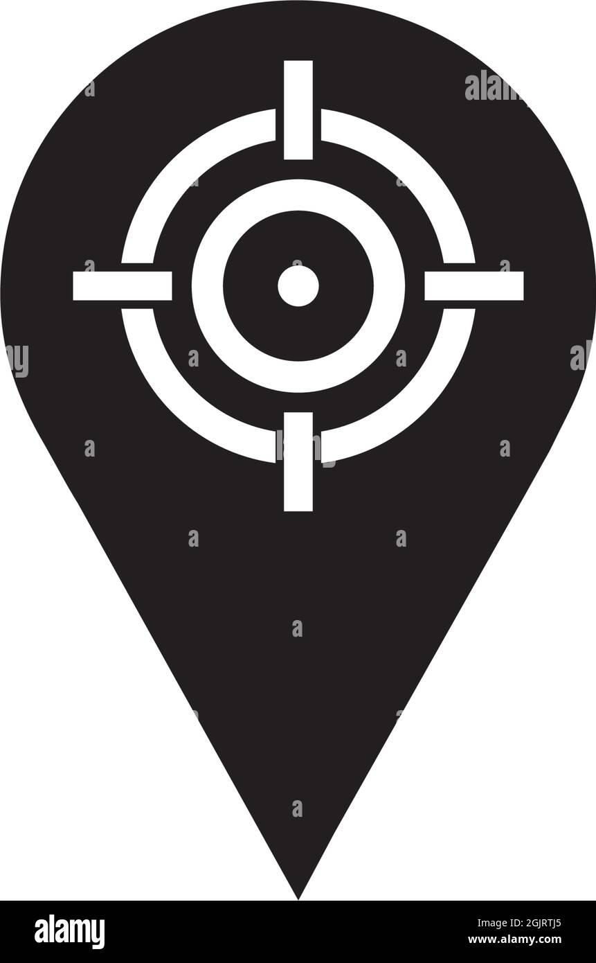 Pin location icon logo design inspiration vector template Stock Vector ...