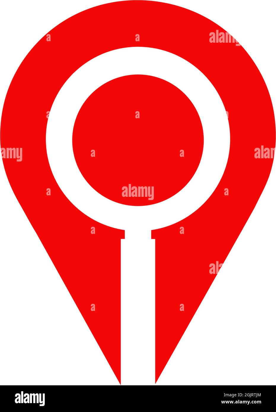 Pin location icon logo design inspiration vector template Stock Vector ...