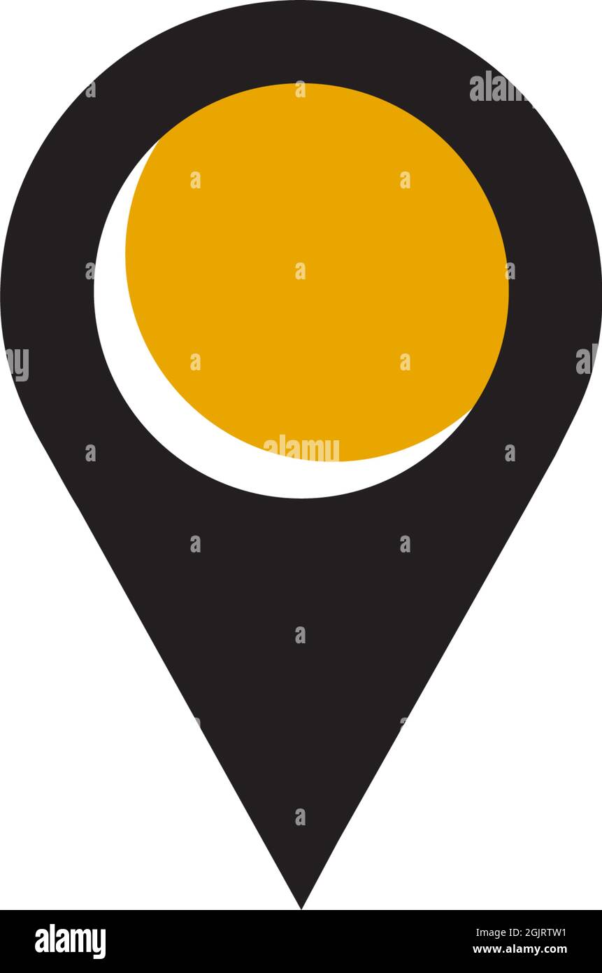 Pin location icon logo design inspiration vector template Stock Vector ...
