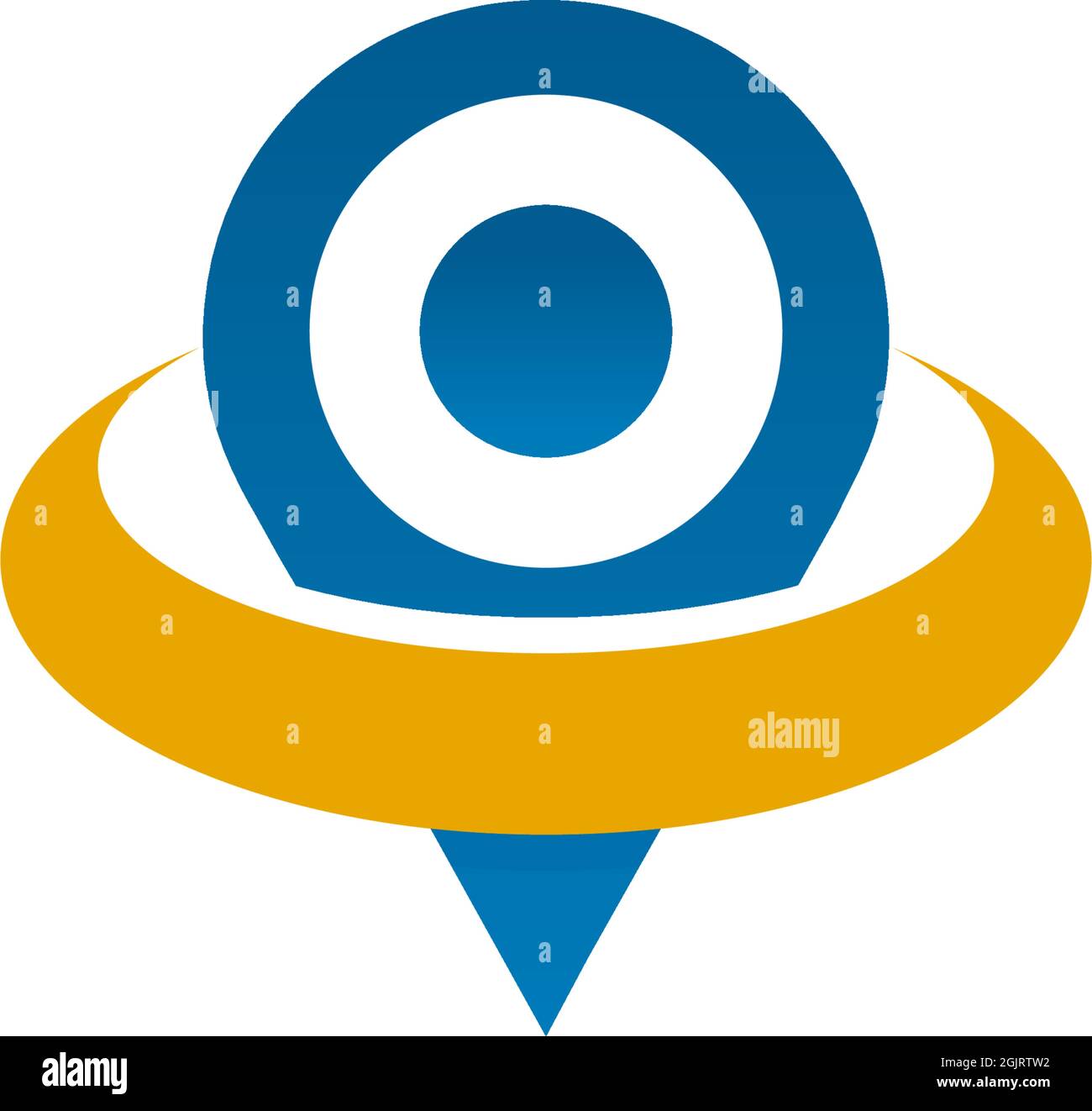 Pin location icon logo design inspiration vector template Stock Vector ...
