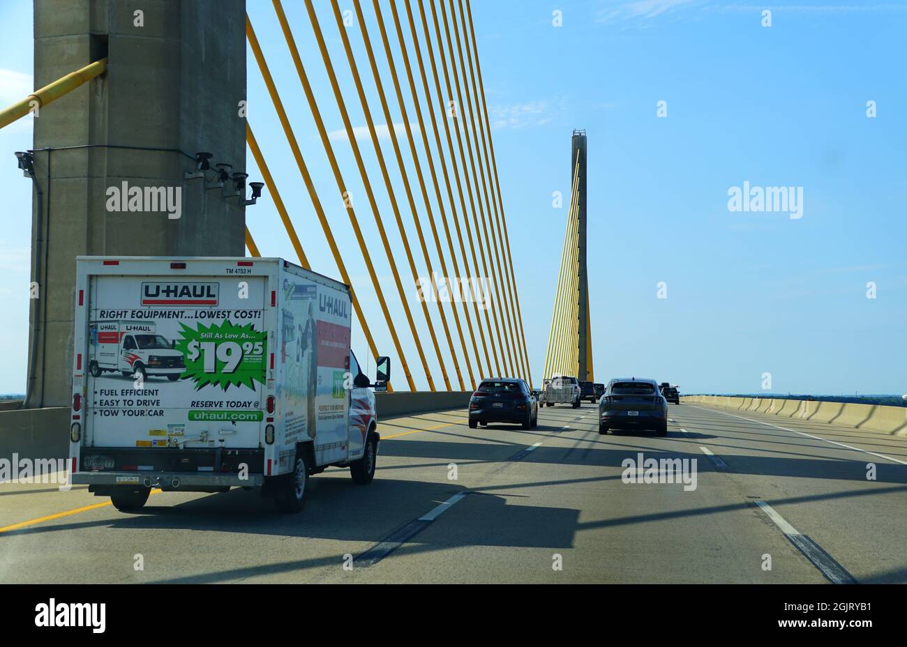 Middletown, Delaware, U.S - August 15, 2021 - The traffic on William V ...
