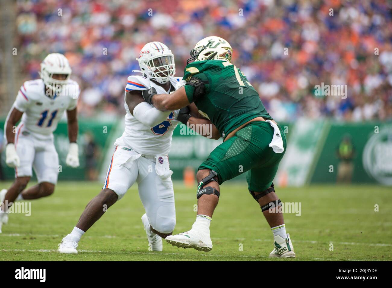 September 11, 2021: Florida Gators defensive lineman Zachary Carter (6 ...