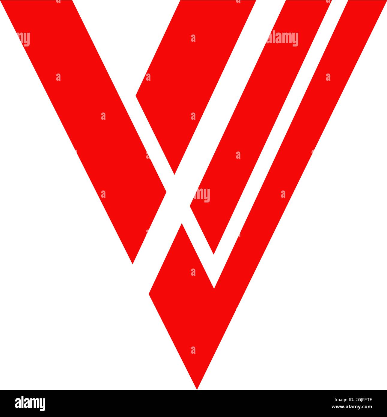 V letter initial icon logo design inspiration vector template Stock ...