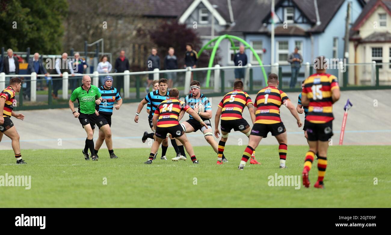 Carmarthen Quins v Cardiff RFC Stock Photo - Alamy