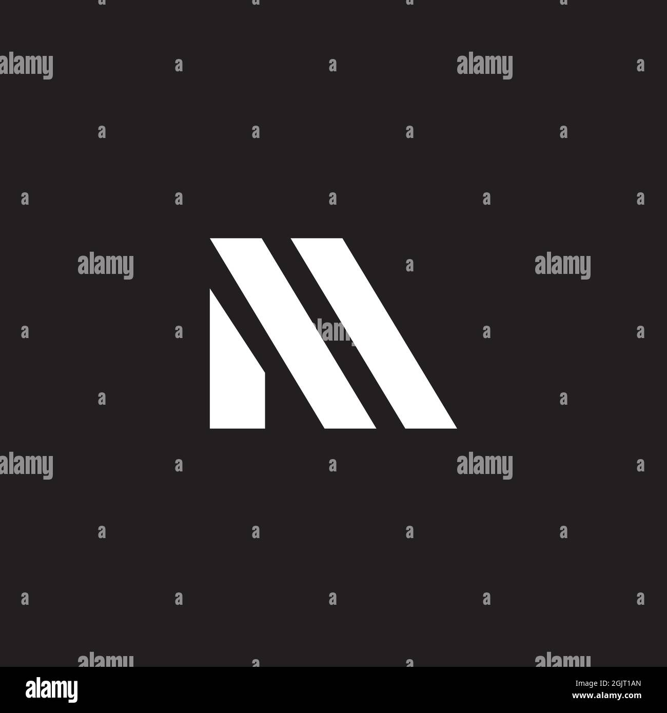 M letter initial icon logo design inspiration vector template Stock ...