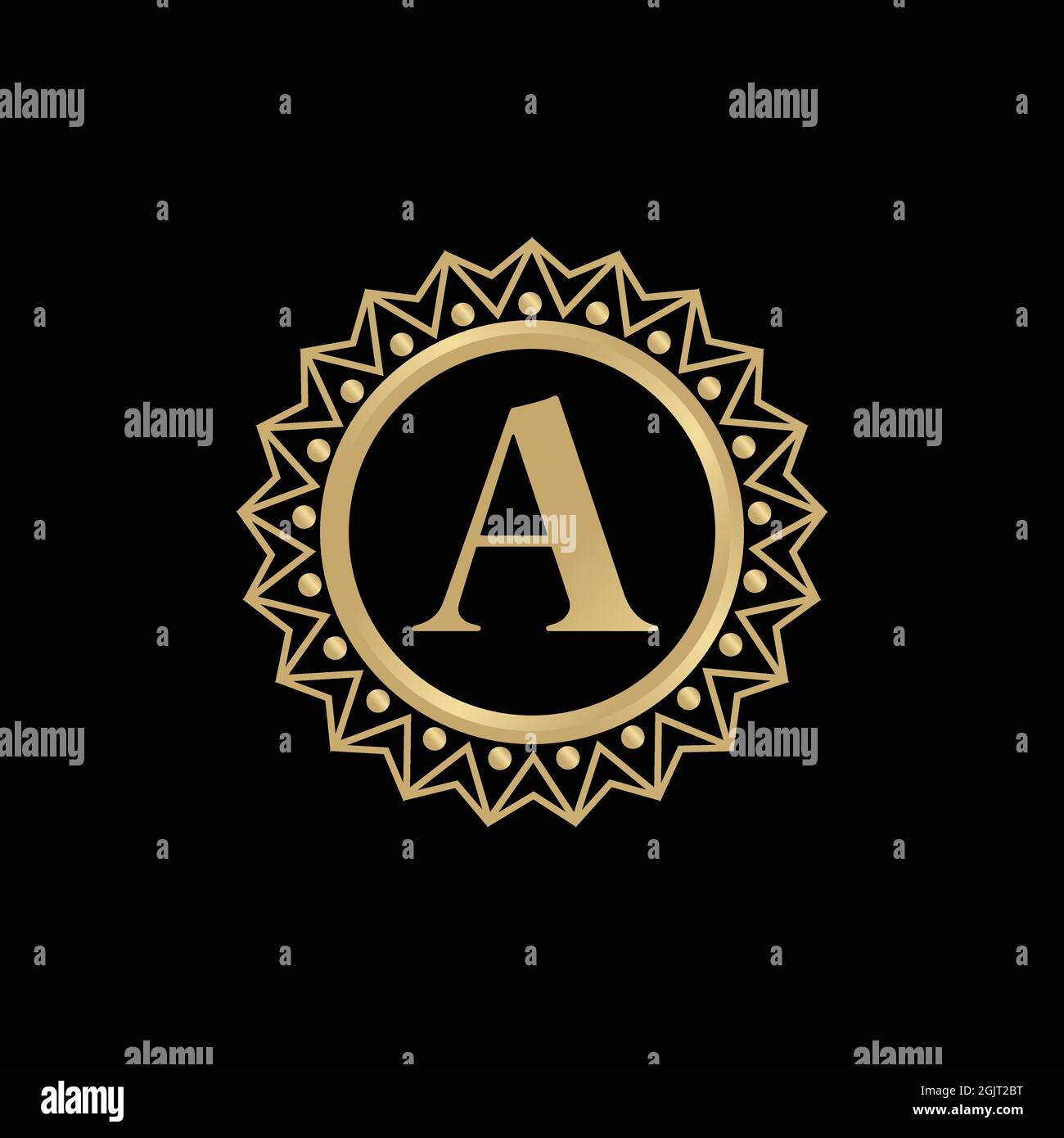 A letter initial icon logo design inspiration vector template Stock ...