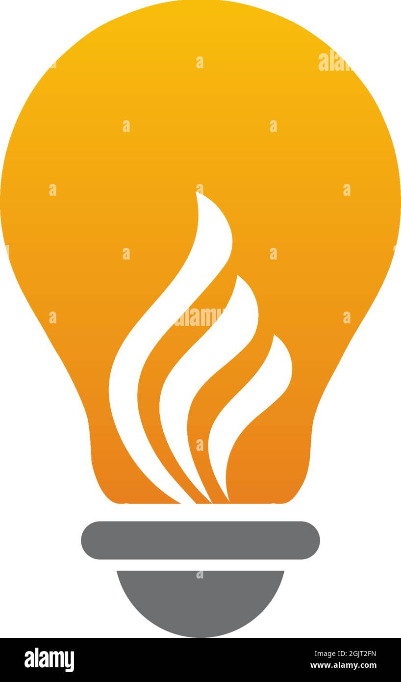 Electric lamp icon logo design inspiration vector template Stock Vector ...