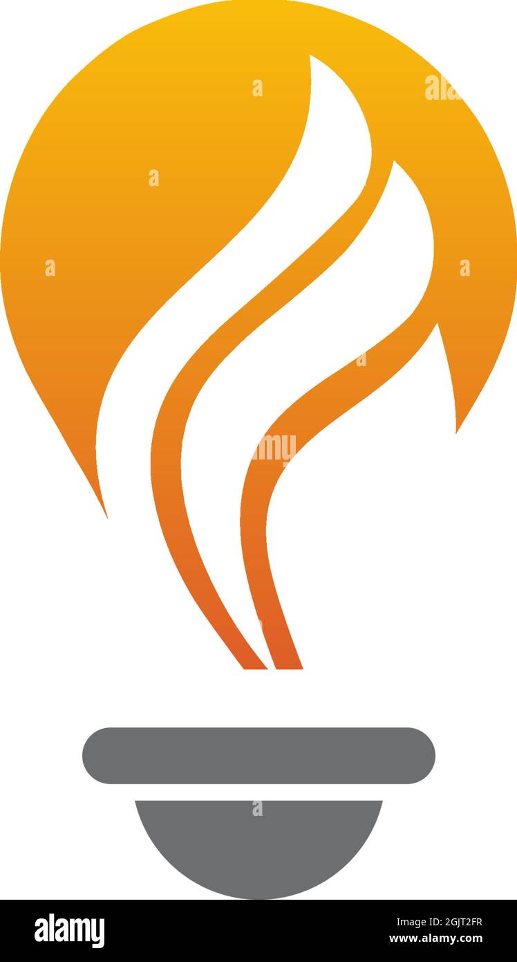 Electric lamp icon logo design inspiration vector template Stock Vector ...
