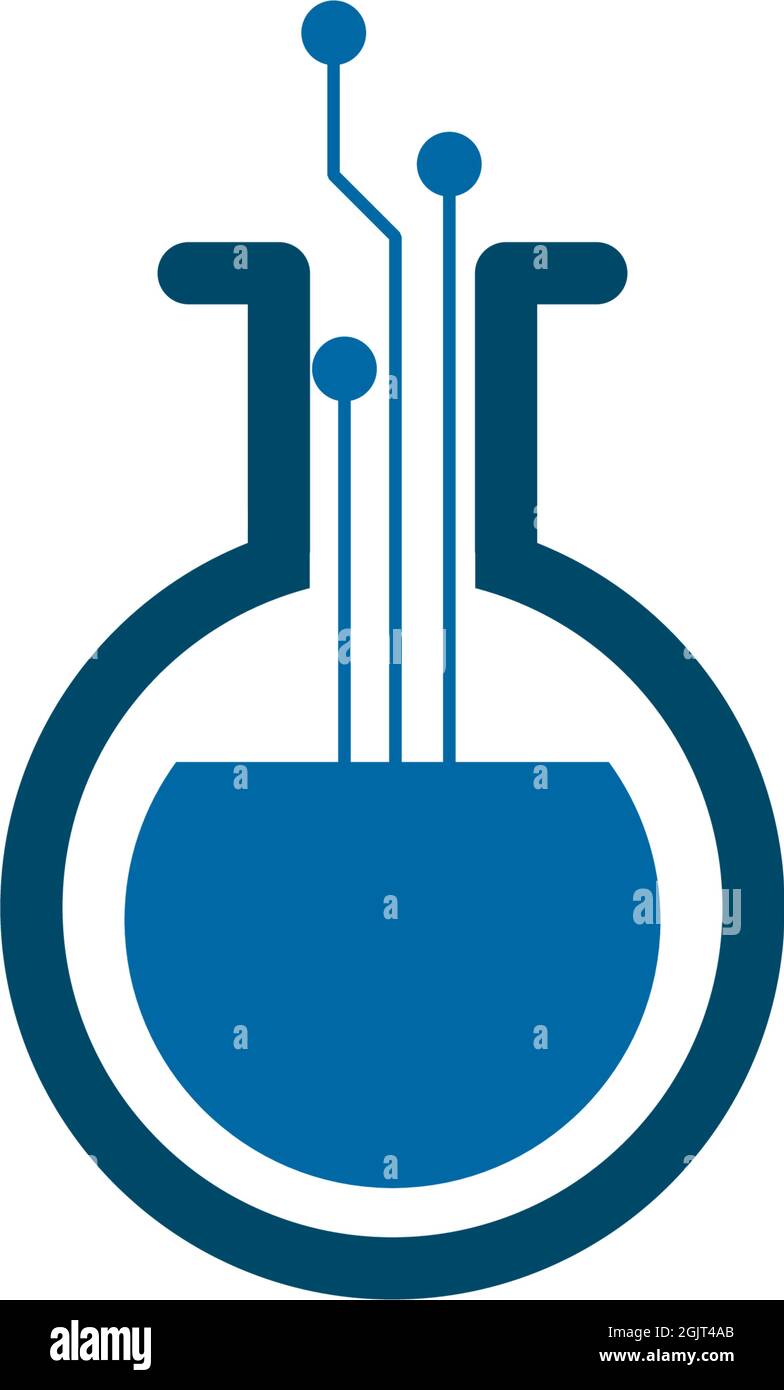 Lab icon logo design vector illustration template Stock Vector Image ...