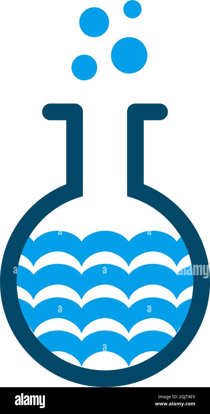 Lab icon logo design vector illustration template Stock Vector Image ...