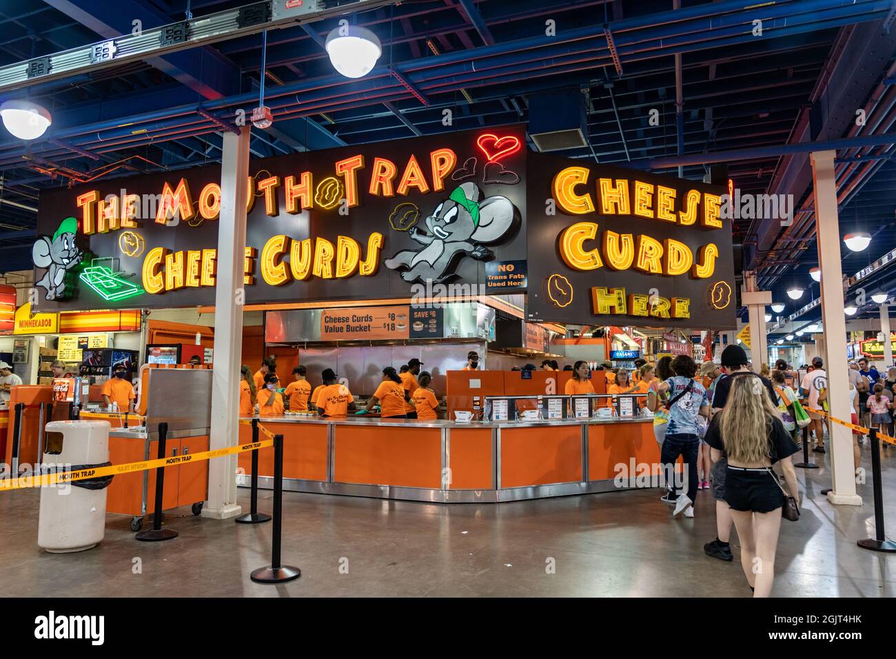 Falcon Heights, Minnesota - August 30, 2021: Mouth Trap cheese curds ...