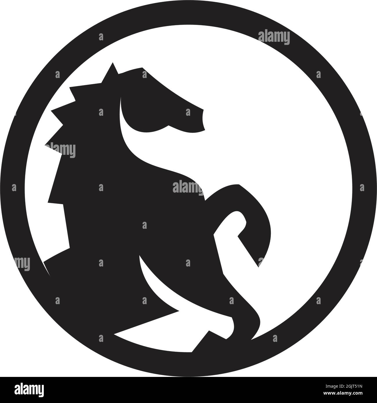 Horse icon logo design inspiration vector template Stock Vector Image ...