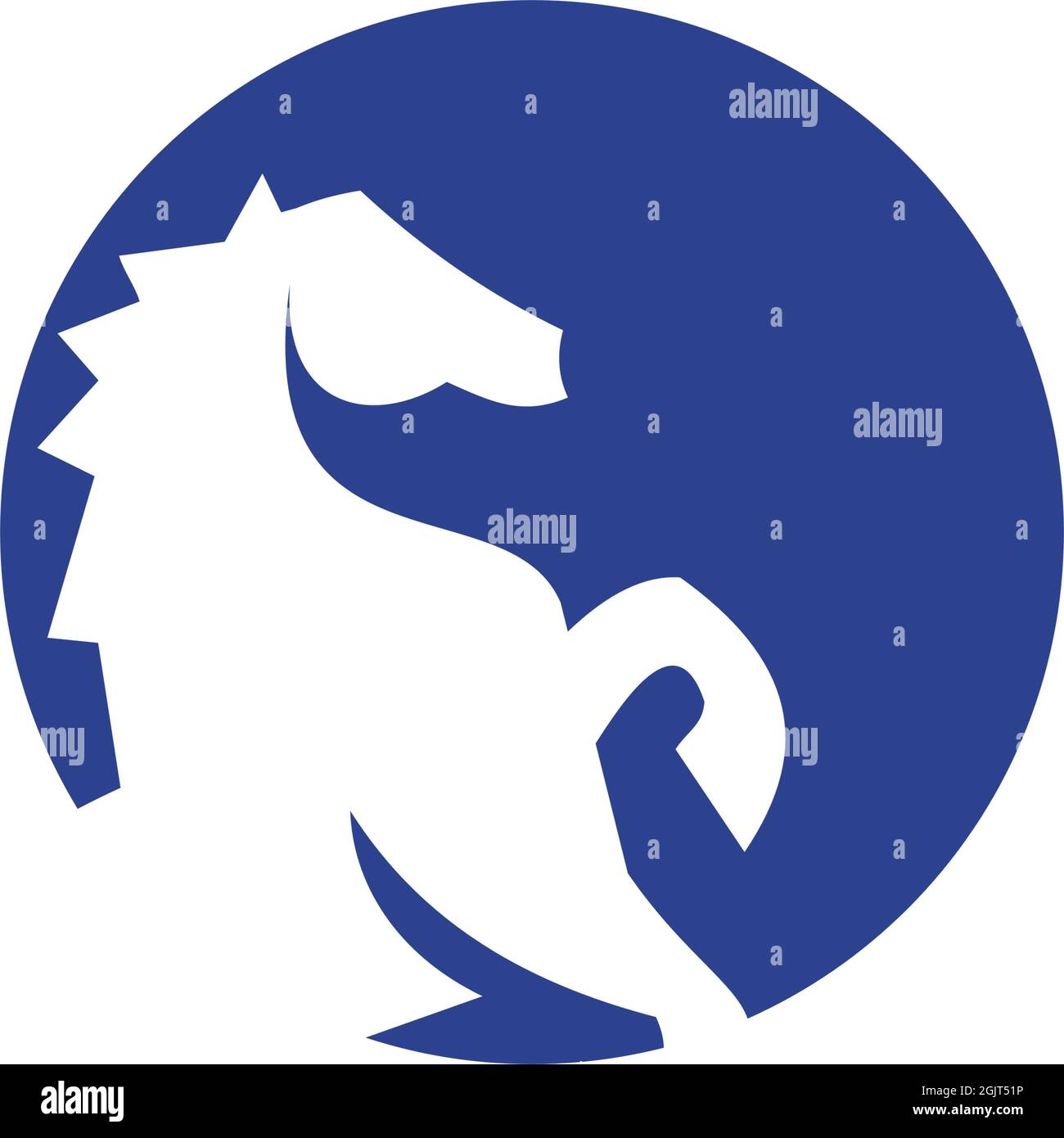 Horse icon logo design inspiration vector template Stock Vector Image ...