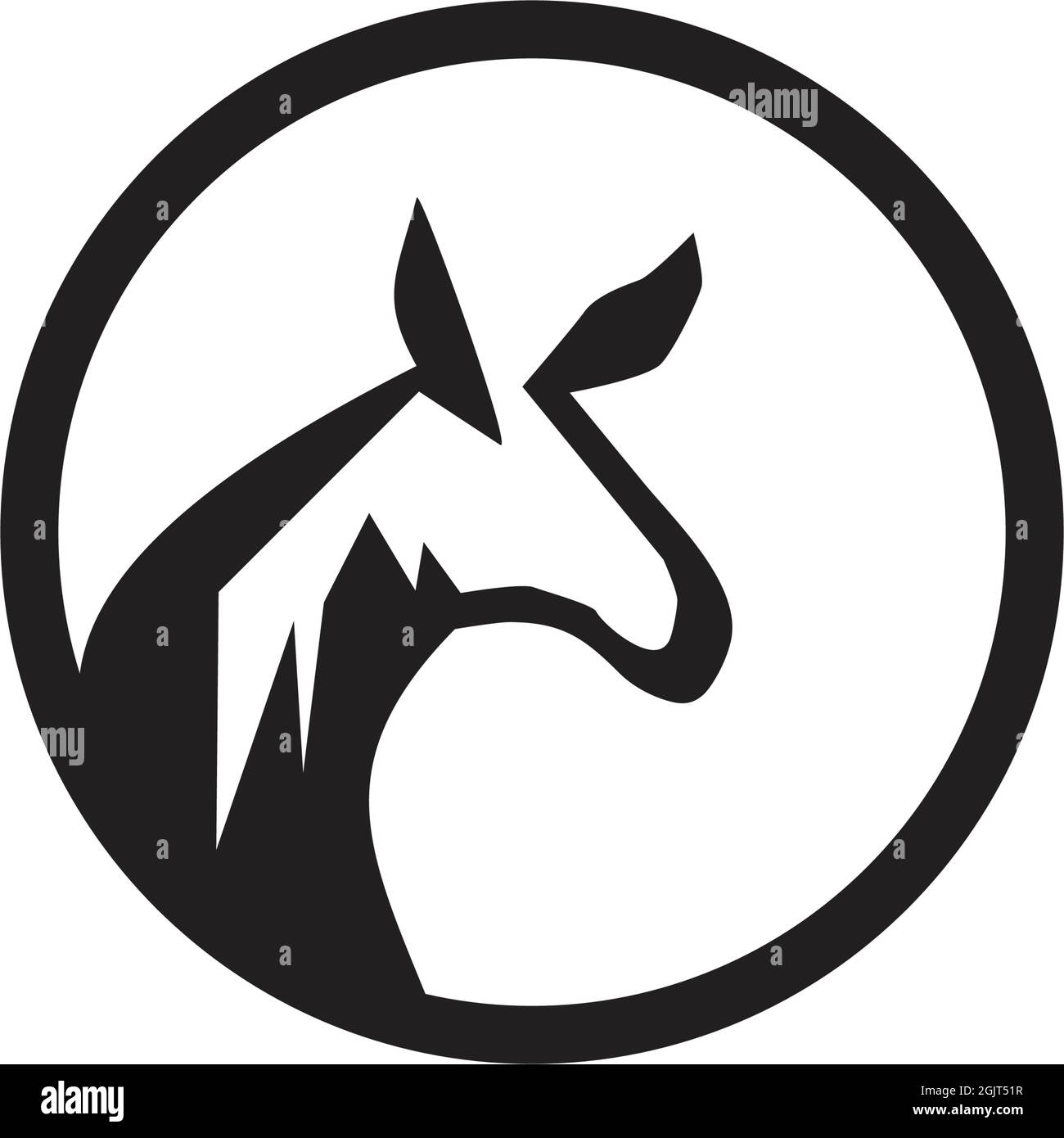 Horse icon logo design inspiration vector template Stock Vector Image ...