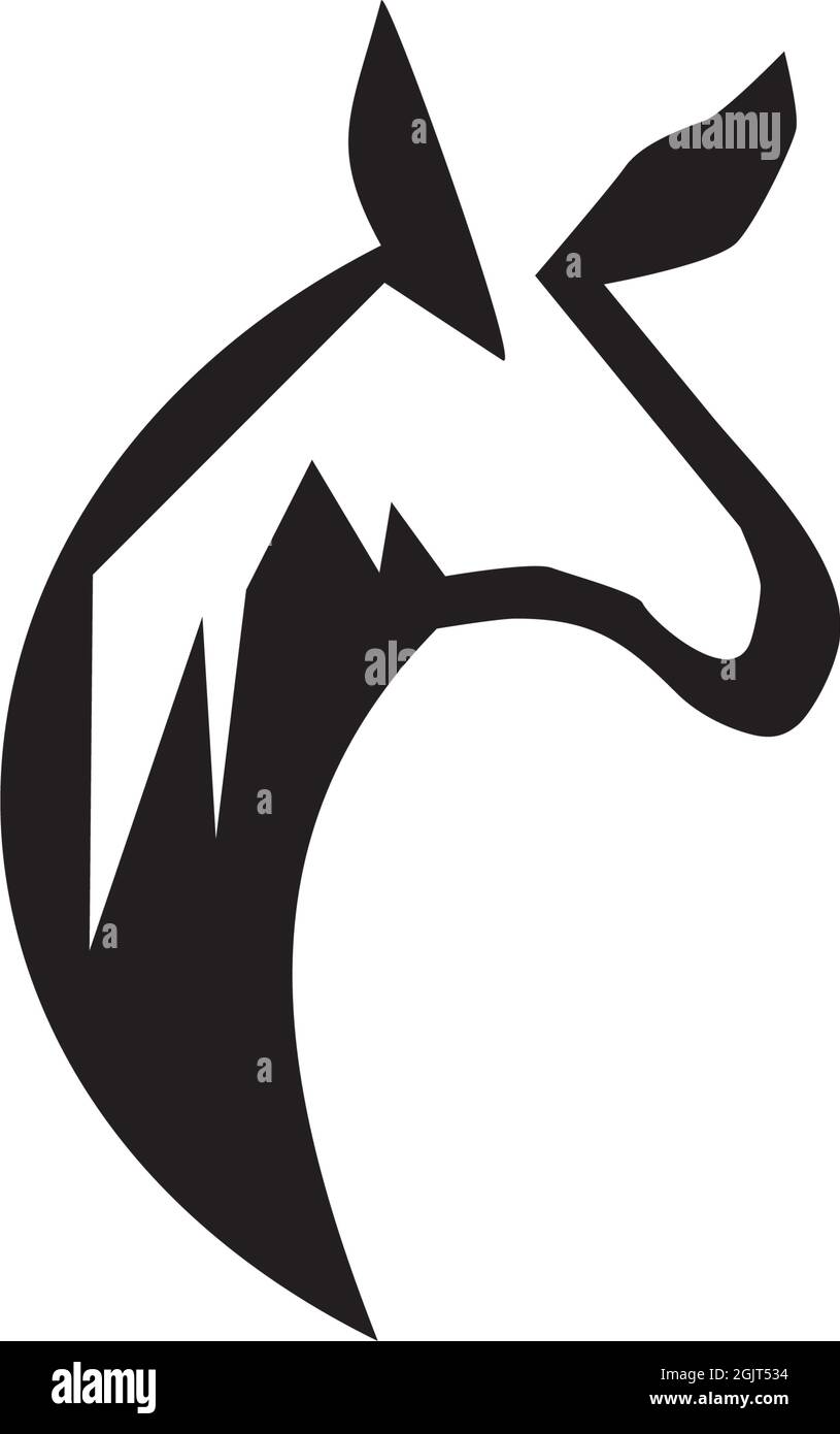Horse icon logo design inspiration vector template Stock Vector Image ...