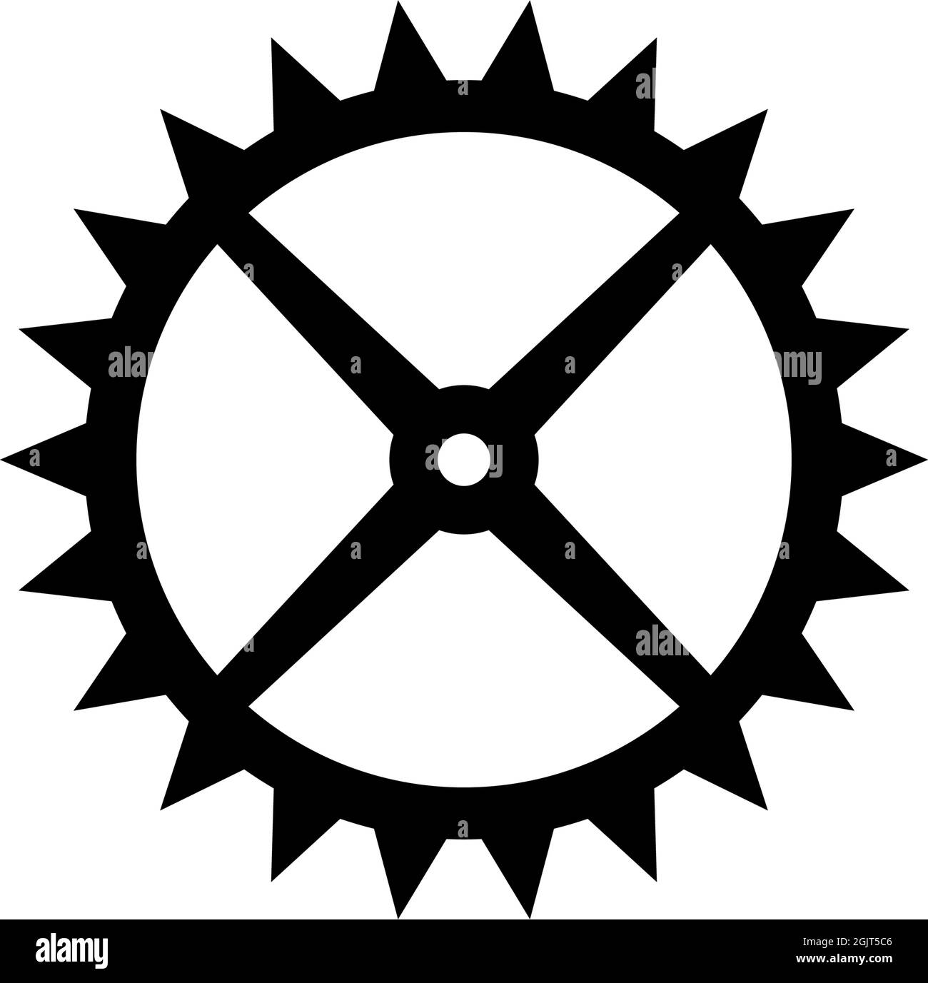 Spin bike black icon Stock Vector Images - Alamy