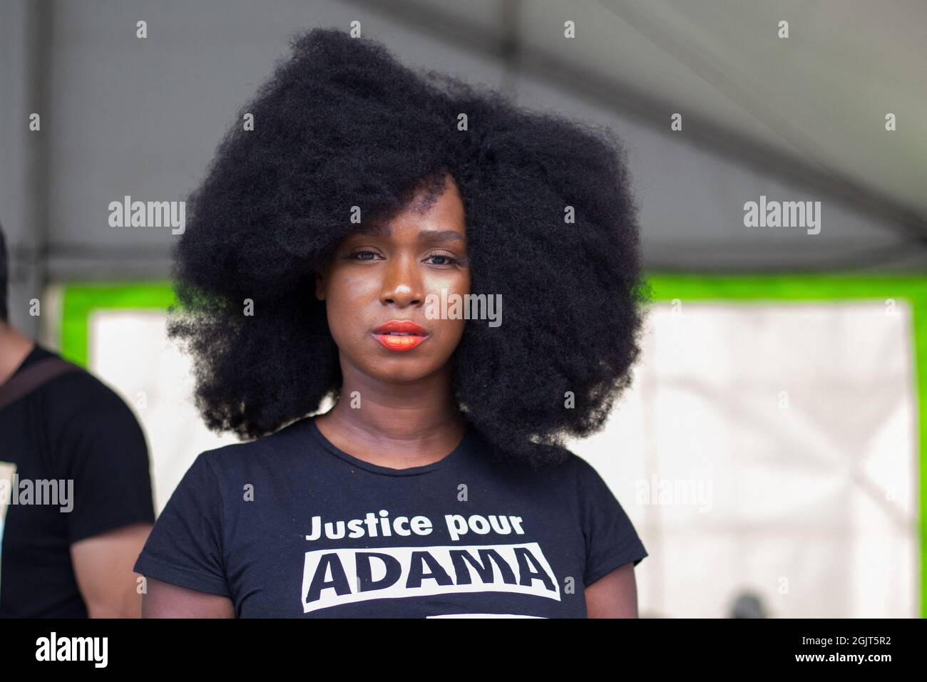 Assa Traore during the Fete de l'Humanite 2021 in Paris, France on ...