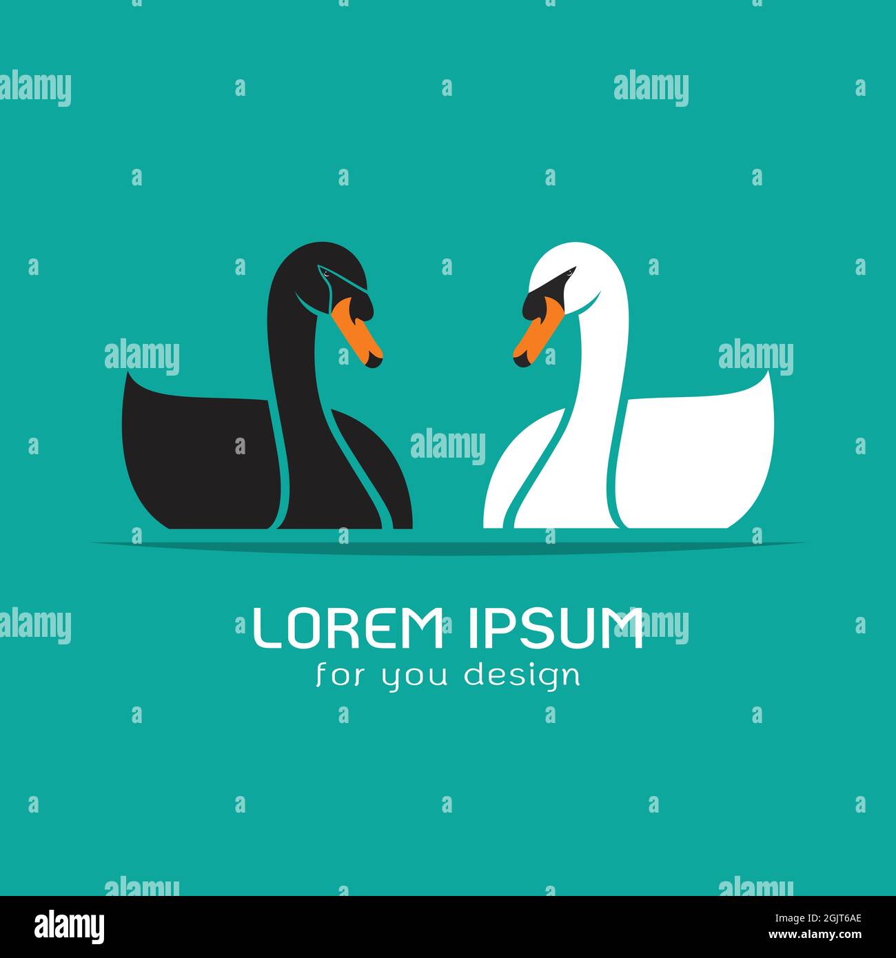 Two wild animals animal Stock Vector Images - Alamy