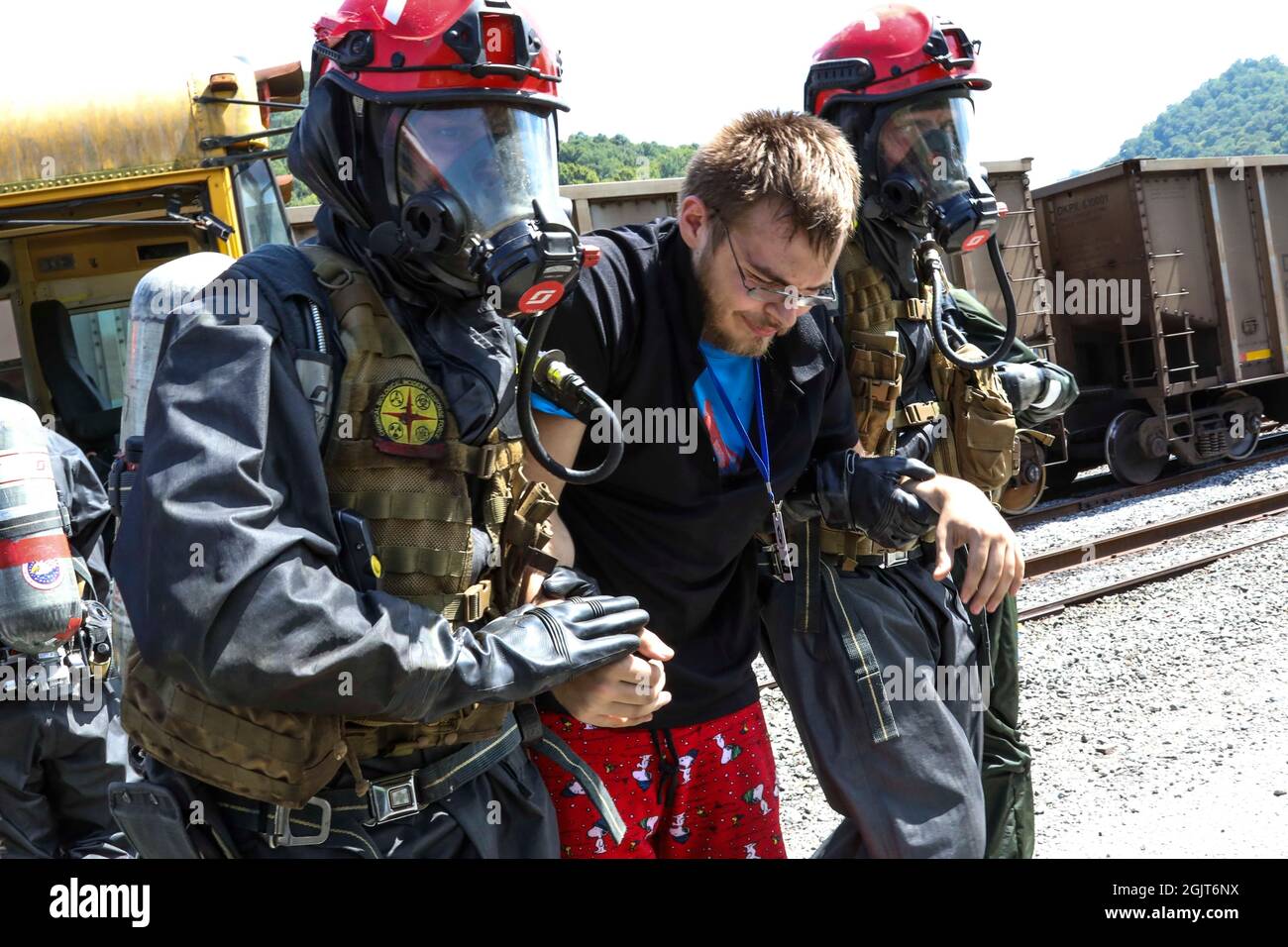 National guard bureau disaster training hi-res stock photography and ...