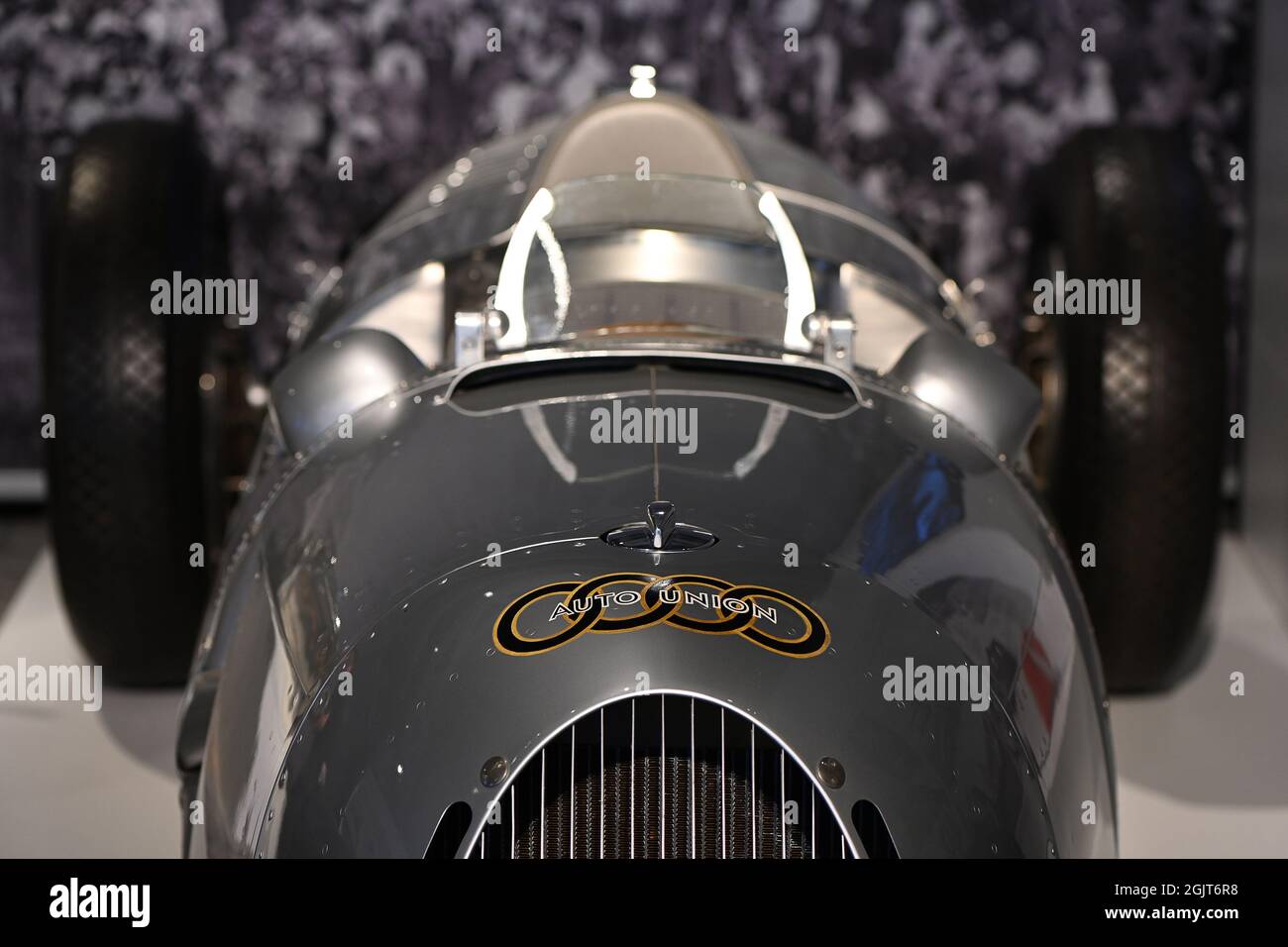 Einbeck, Germany. 08th Sep, 2021. An "Auto Union racing car type C ...