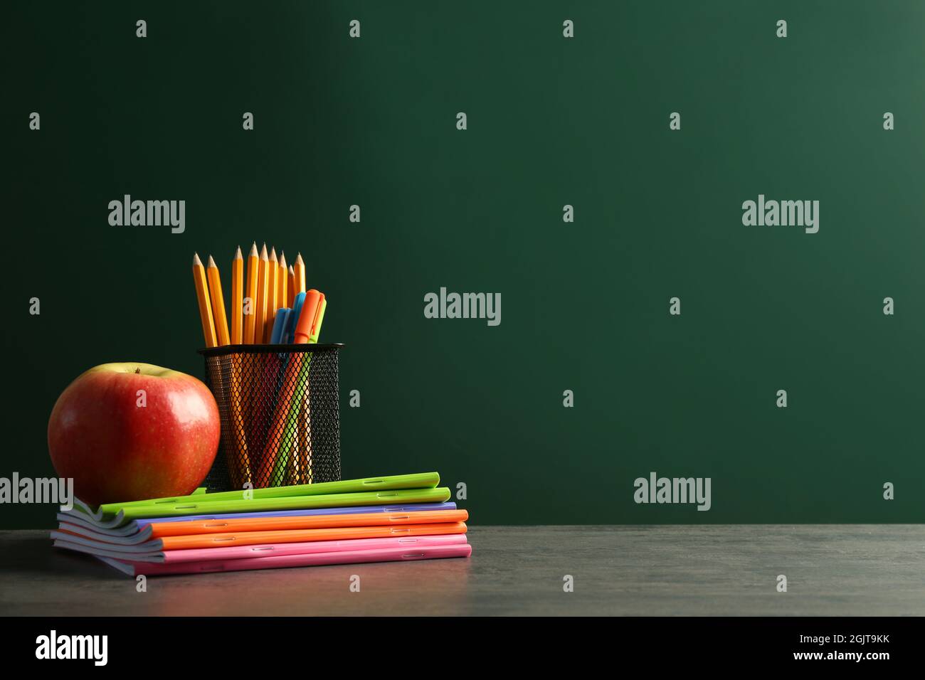 Chalkboard With Apple