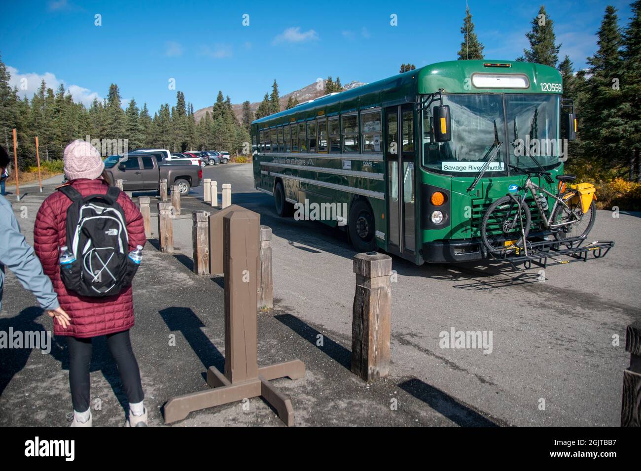 Shuttle coach in the denali park hi-res stock photography and images ...