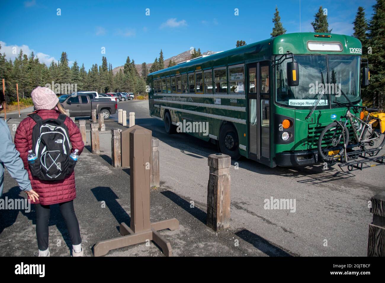 Shuttle coach in the denali park hi-res stock photography and images ...