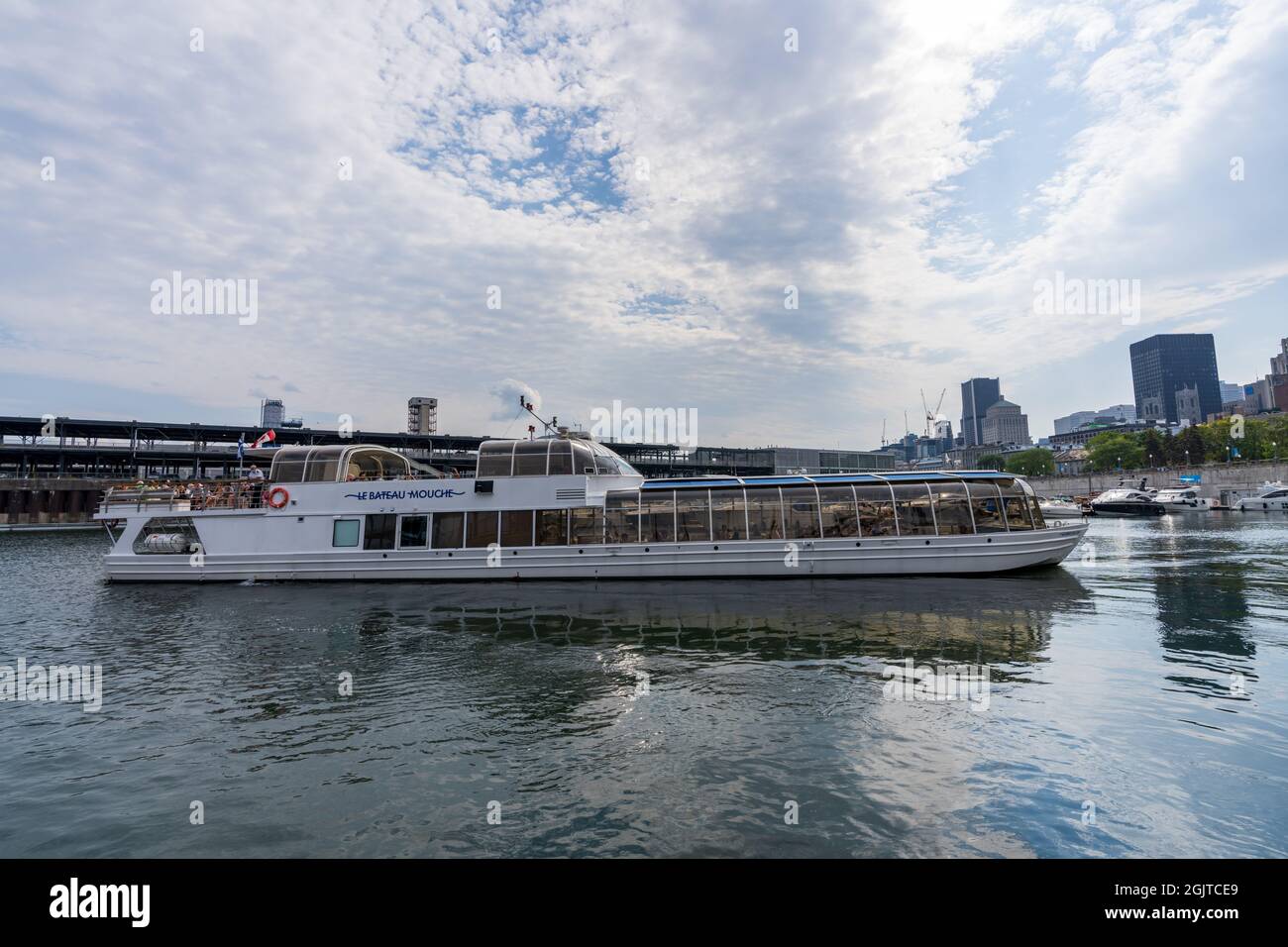 Quebec, Canada - August 25 2021 : Montreal River Maritime Shuttle. Le ...