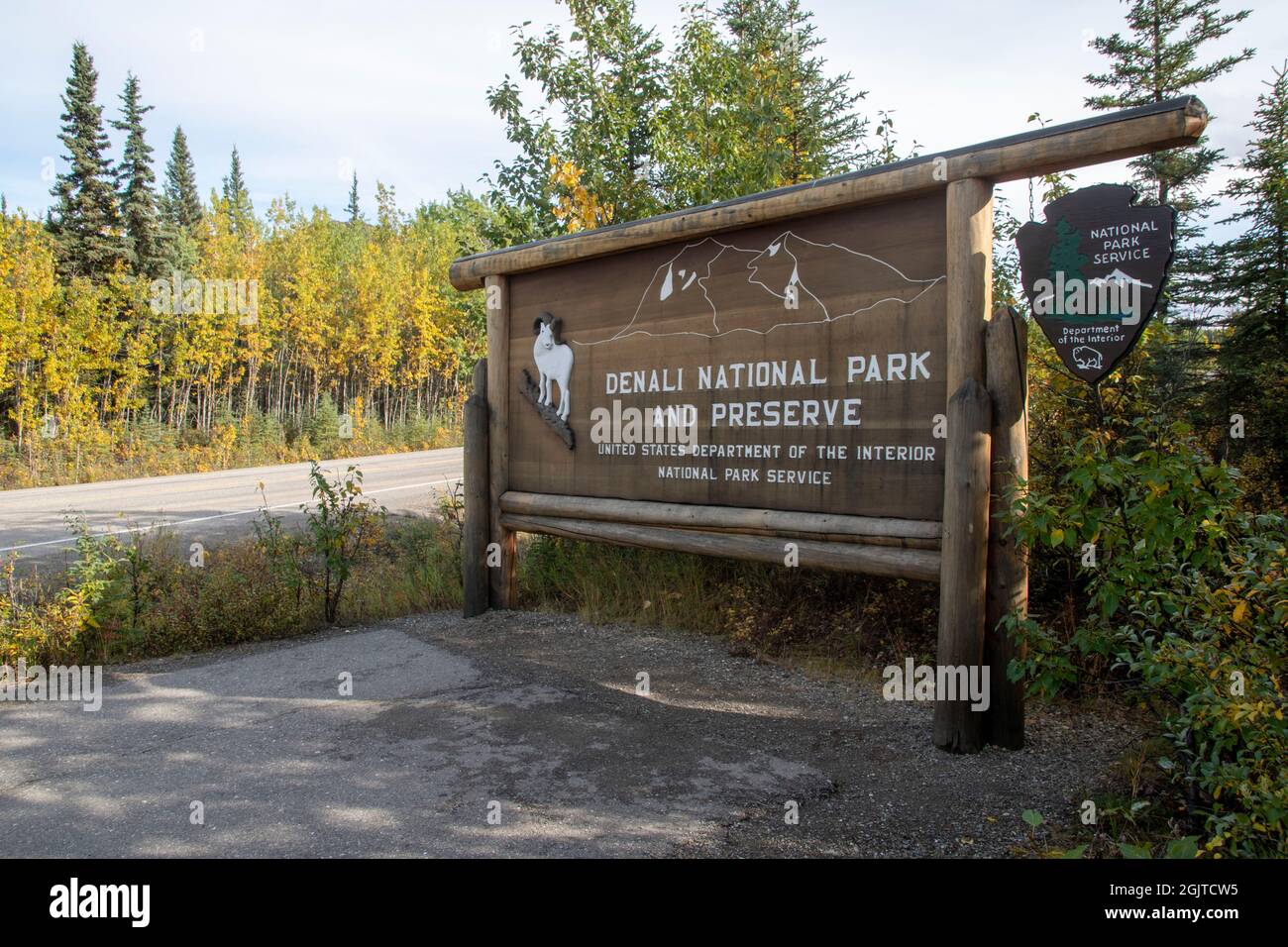 Park Sign Alaska
