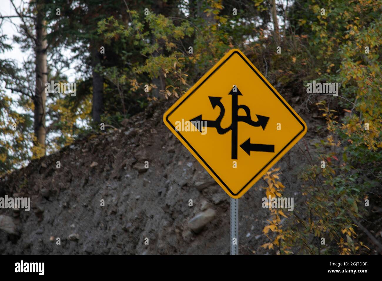 Funny traffic signs near road hi-res stock photography and images - Alamy