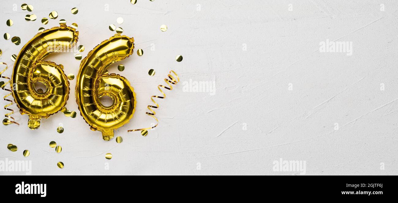 Balloon number 66 High Resolution Stock Photography and Images - Alamy