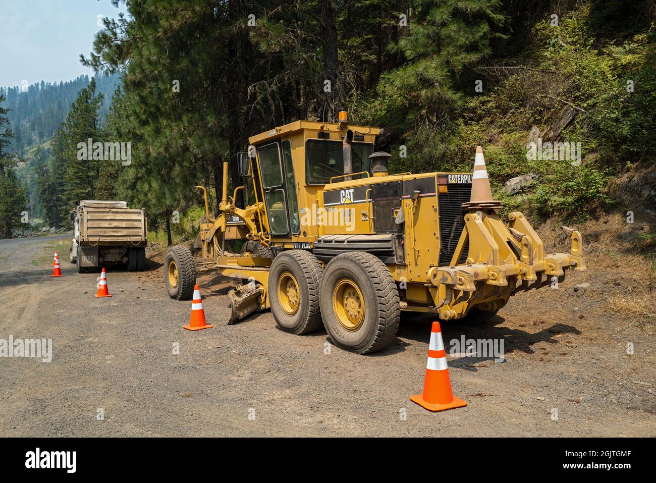 Caterpillar motor grader hi-res stock photography and images - Alamy
