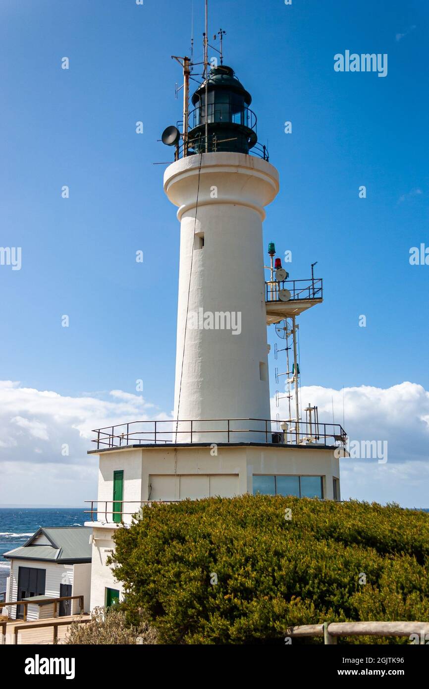 Point Lonsdale Lighthouse standing tall on a sunny day Stock Photo - Alamy