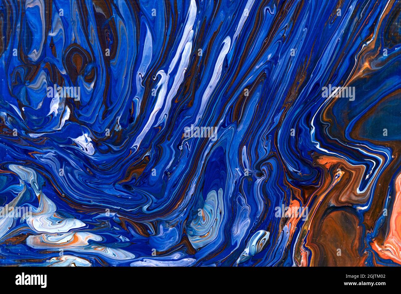 Abstract Fluid Art Painting Background. Acrylic Pour. Marble texture. Modern Contemporary Art ...