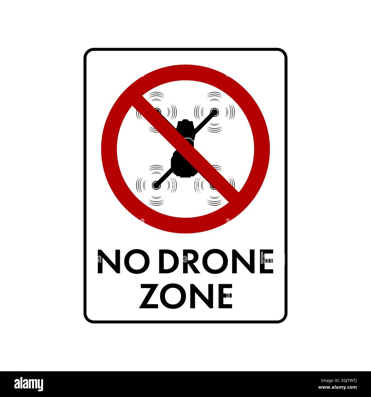 No fly drones prohibition sign. No symbol, do not sign, circle ...