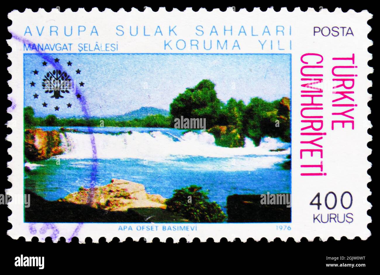 MOSCOW, RUSSIA - JUNE 20, 2021: Postage stamp printed in Turkey shows ...