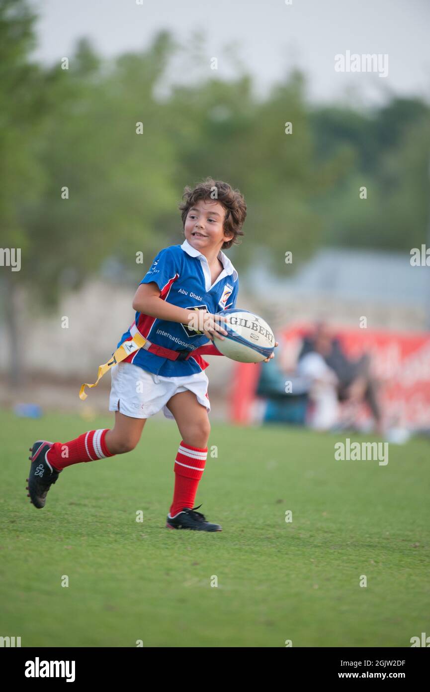 kids practising rugby Stock Photo - Alamy