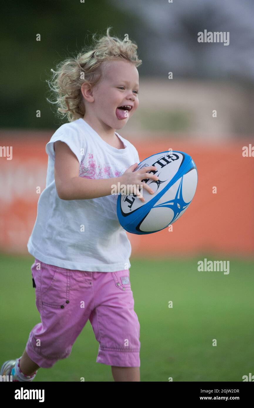 kids practising rugby Stock Photo - Alamy