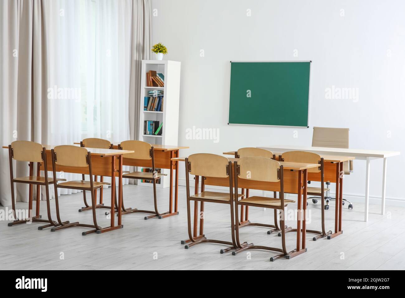 School classroom interior Stock Photo - Alamy